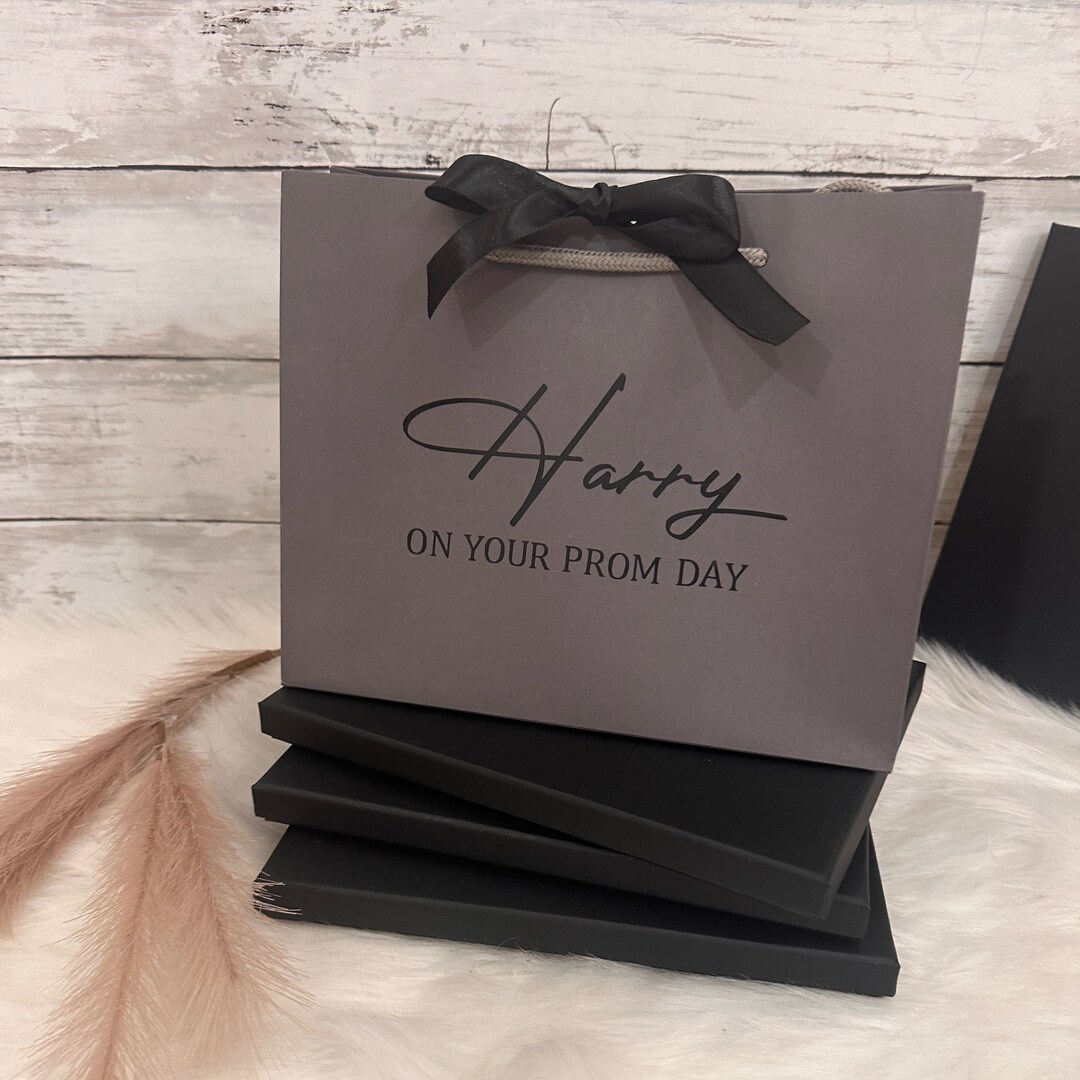 Personalised Prom Gift Bag 3 Sizes Best Man Groomsman Groom Gift Bag ...