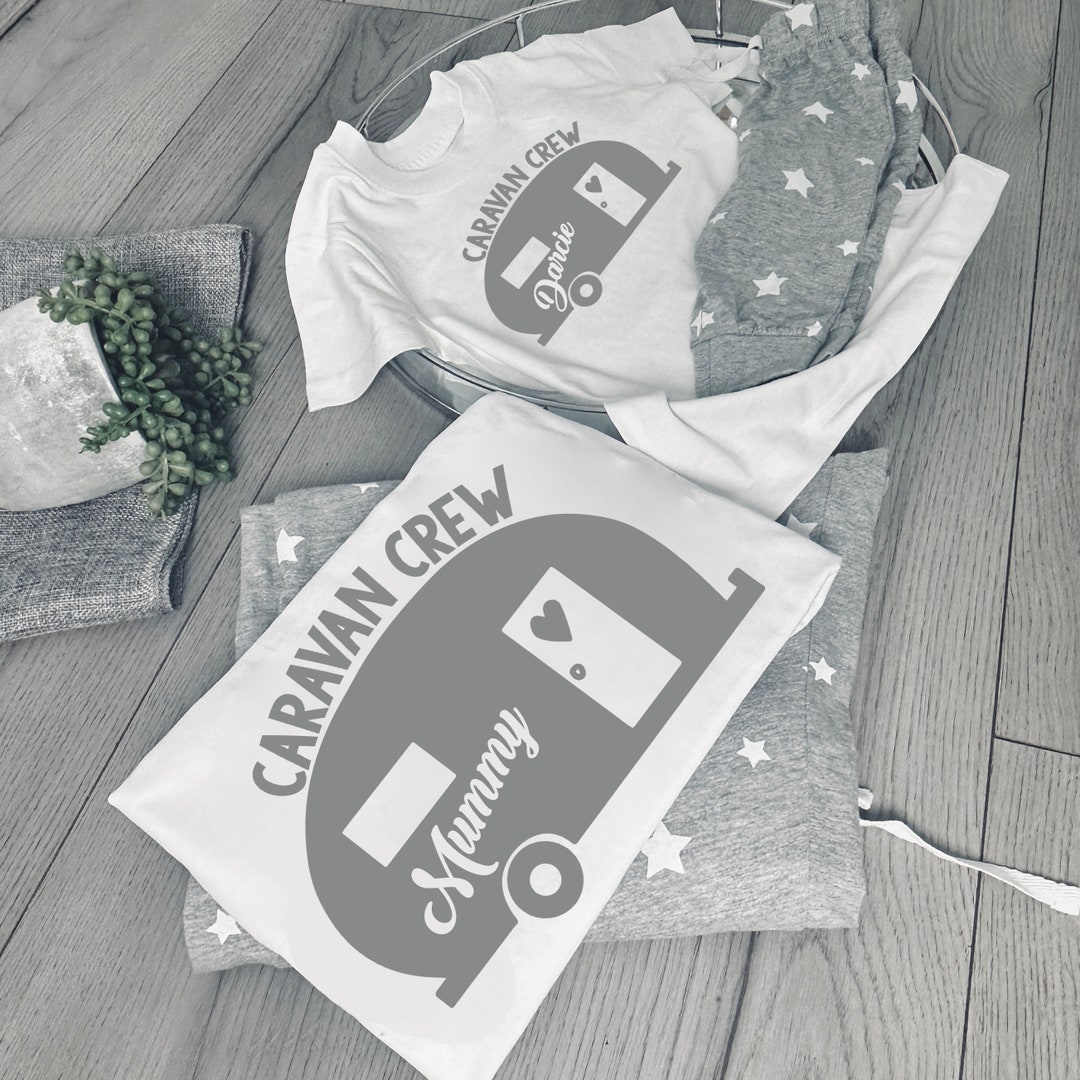 Caravan / Campervan Matching Family Pyjamas, Star Pj's, Caravan Pj's ...
