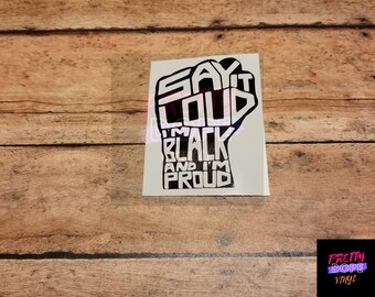 Say It Loud Sticker - Etsy