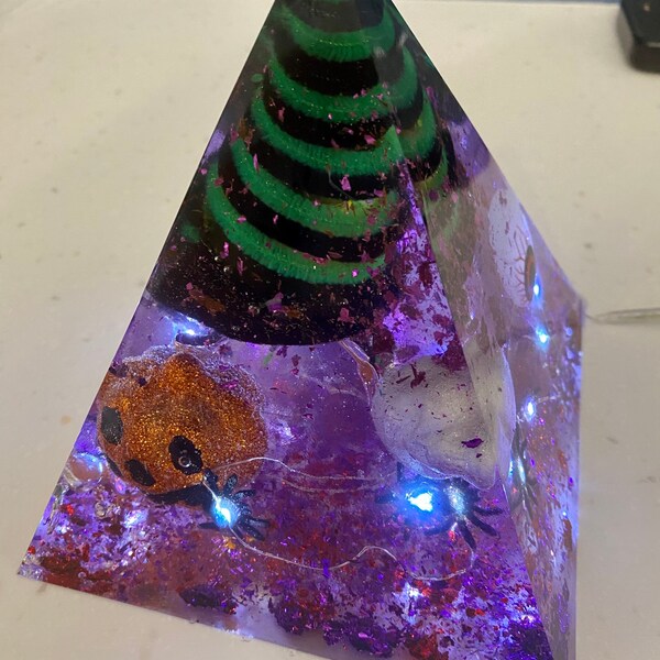 Purple Epoxy Pyramid - Etsy