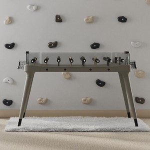 Handmade Walnut & Plexiglass Foosball Table: Luxury Home Decor - Etsy