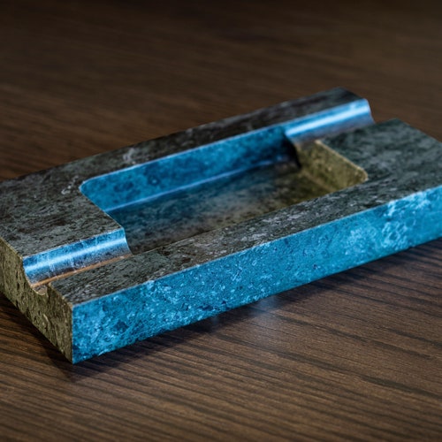 Luxury Marble Cigar Tray Unique Marble Ashtray Cigar Lovers - Etsy