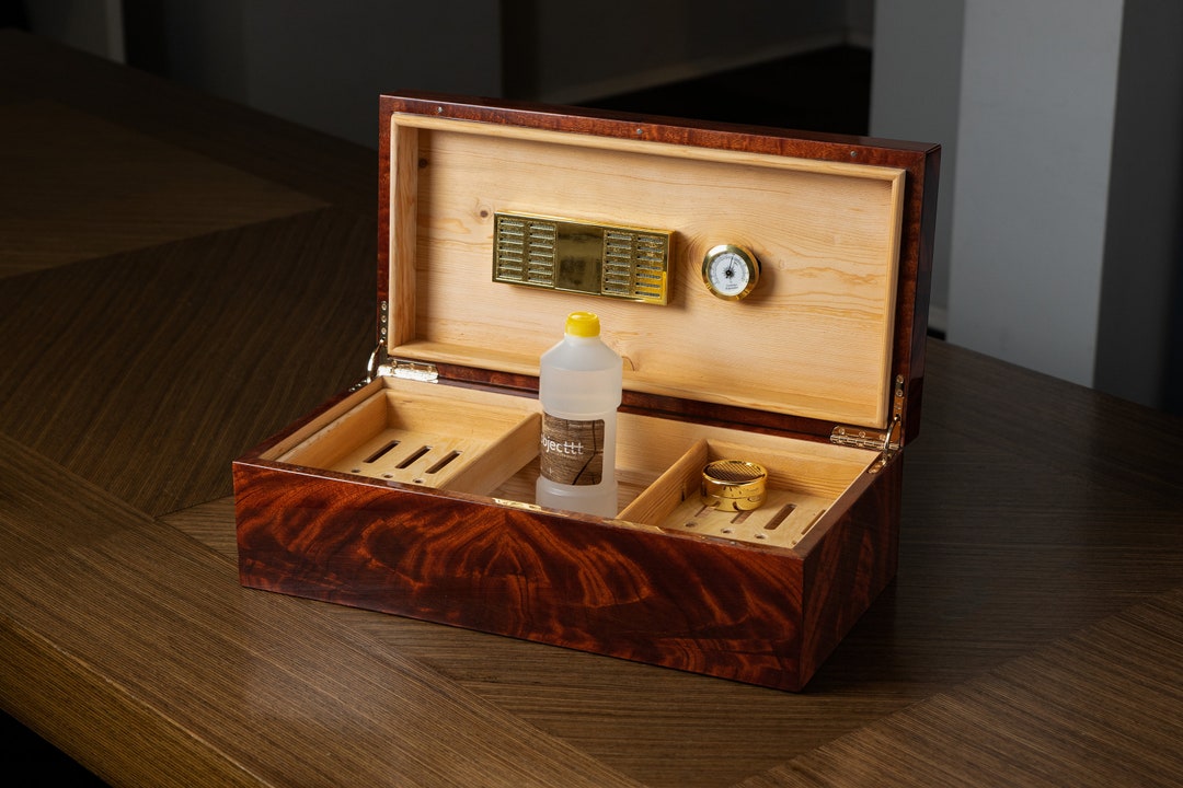 Unique Cedar Cigar Box, Pyramid & Cedar Wood Humidor, Handmade Luxury ...