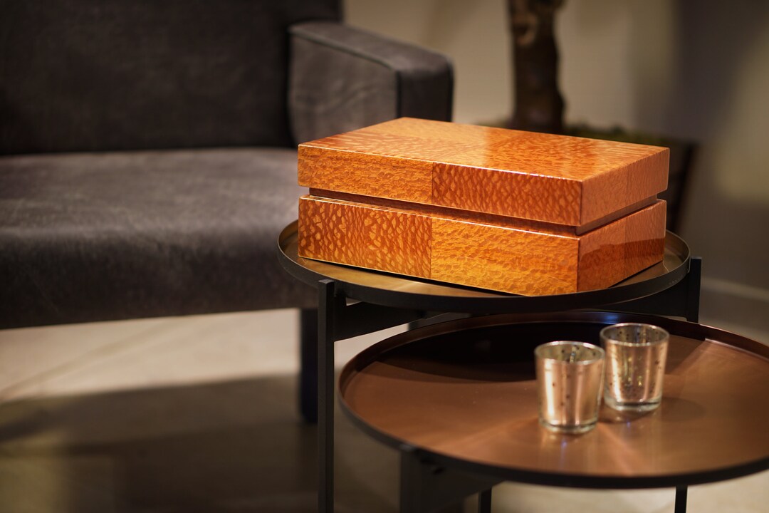 Handmade Cedar Cigar Humidor, Mapa Burl&cedar Cigar Box, Cedar Cigar ...