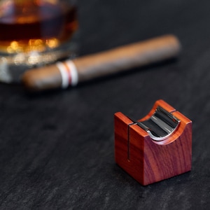 Luxury Wooden Cigar Rest, Unique Cigar Holder, Cigar Gift for Men ...