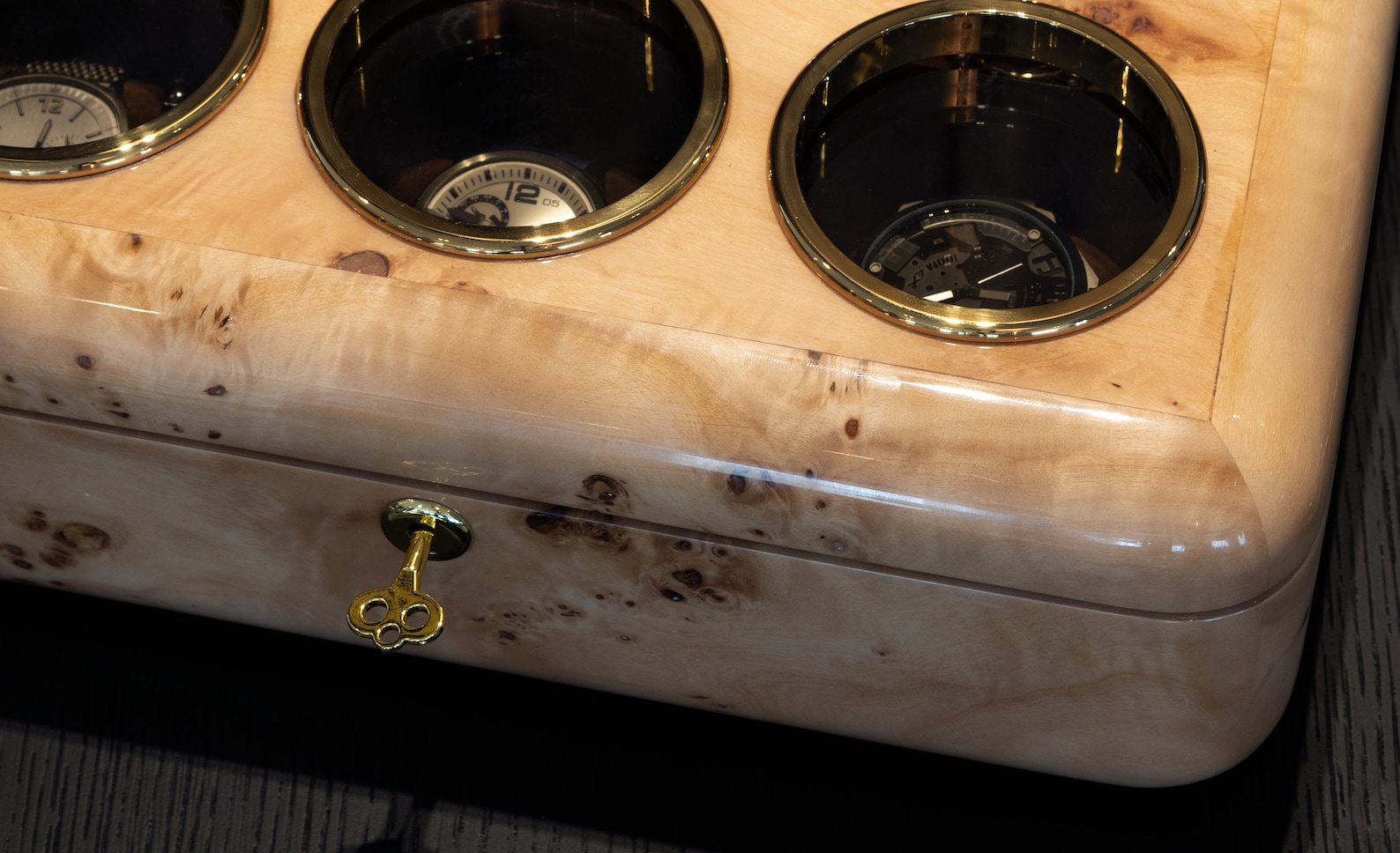 Mapa Burl Wood Watch Box: 9-slot Luxury Watch Organizer - Etsy