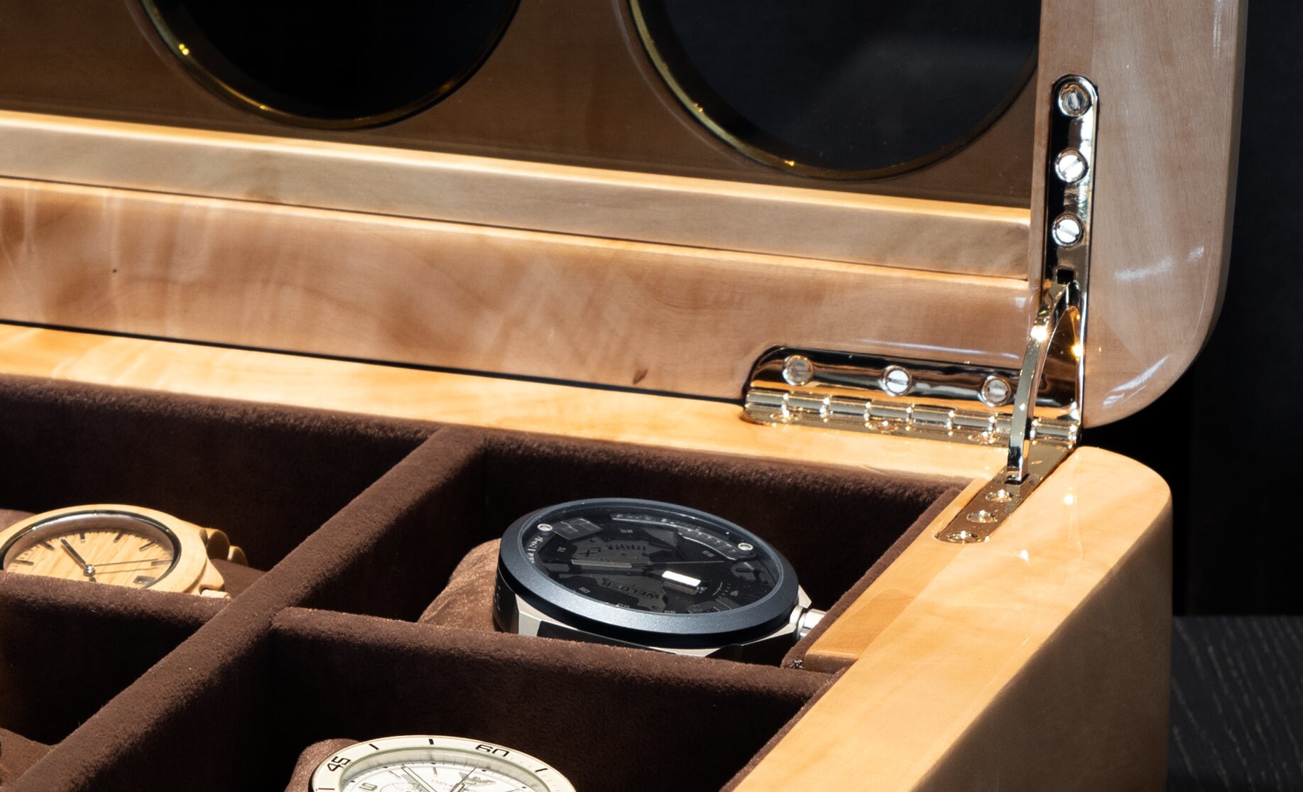 Mapa Burl Wood Watch Box: 9-slot Luxury Watch Organizer - Etsy