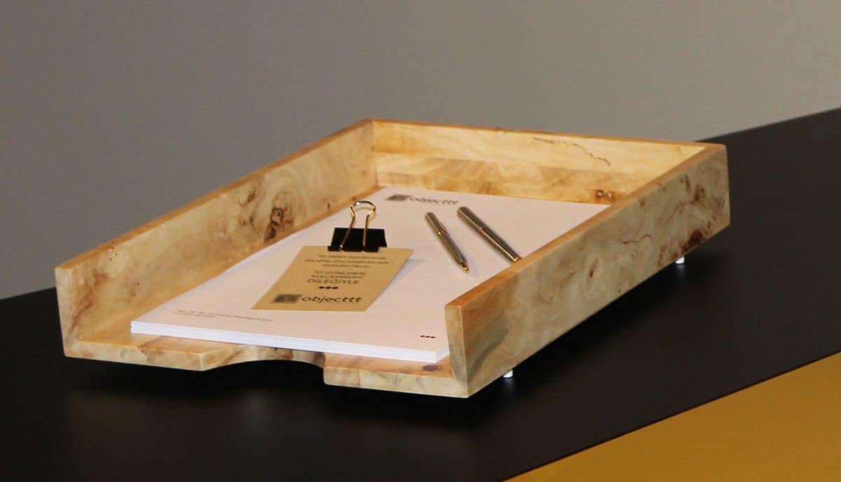 Office Desk Organizer Set Massive wooden accessories office | Etsy