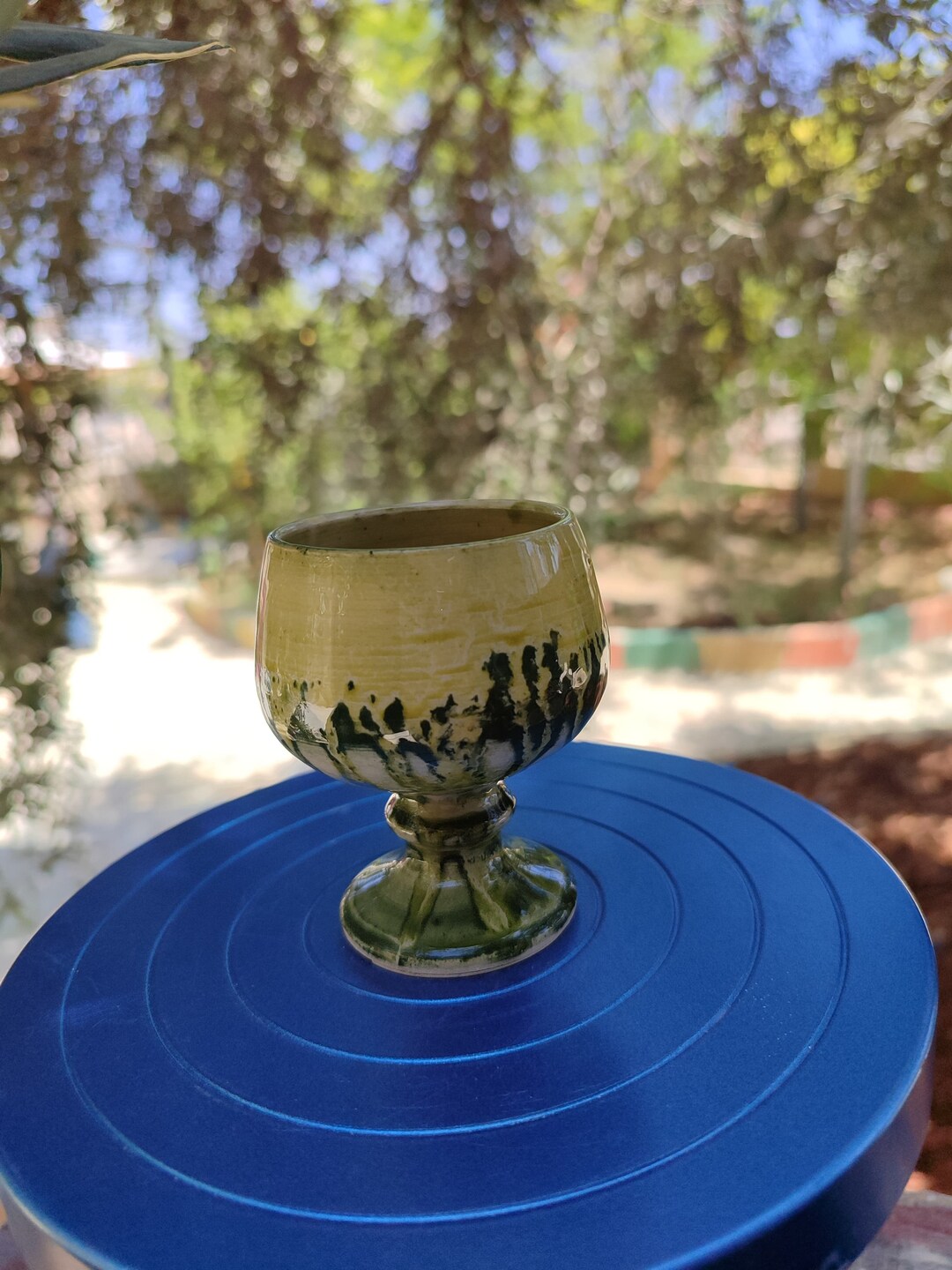 PALESTINIAN POTTERY FLORAL Cup - Handmade | Palestinian Pottery ...