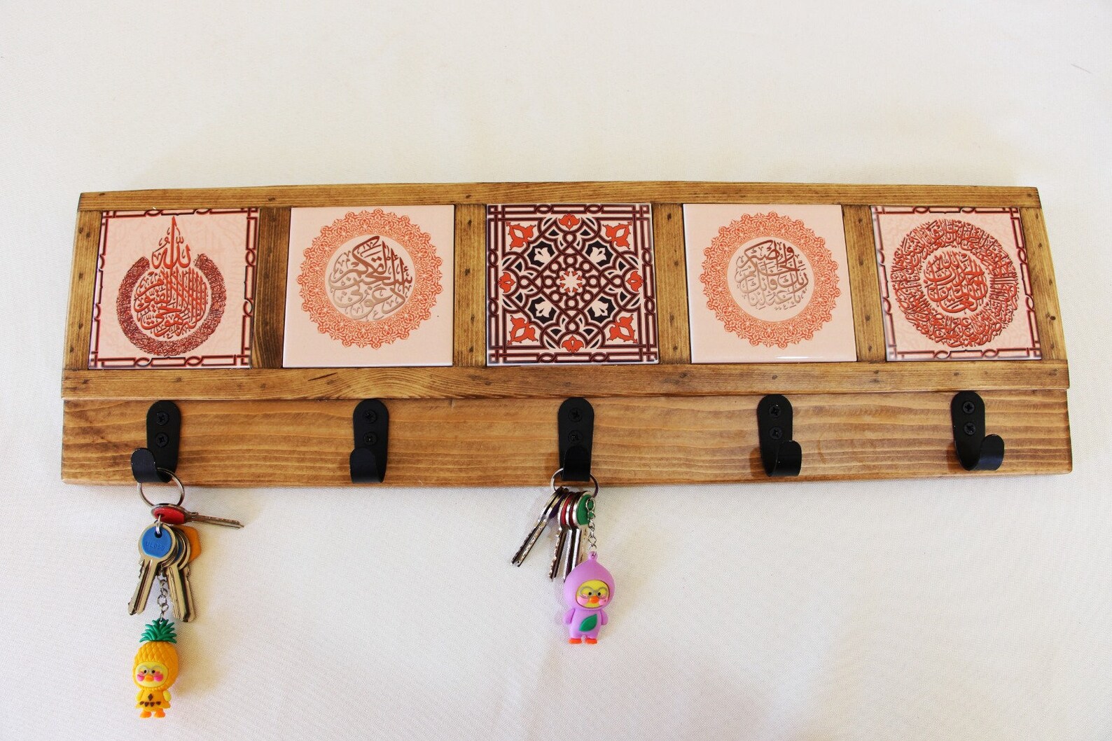 ISLAMIC KEY HOLDER Islamic Family Key Holder Quran Verses - Etsy
