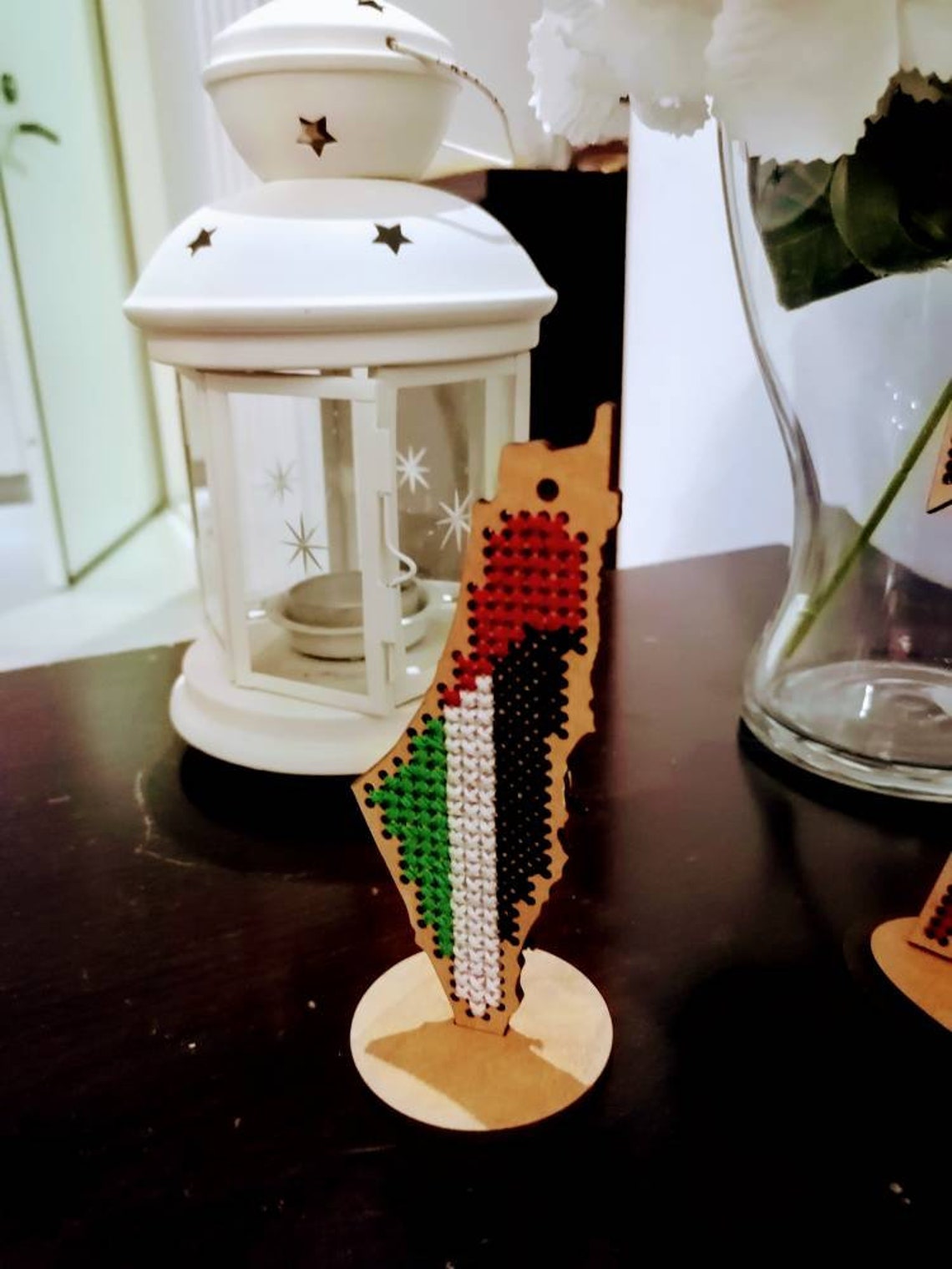 Palestine Map DIY Stand Palestinian Embroidery Kit for | Etsy