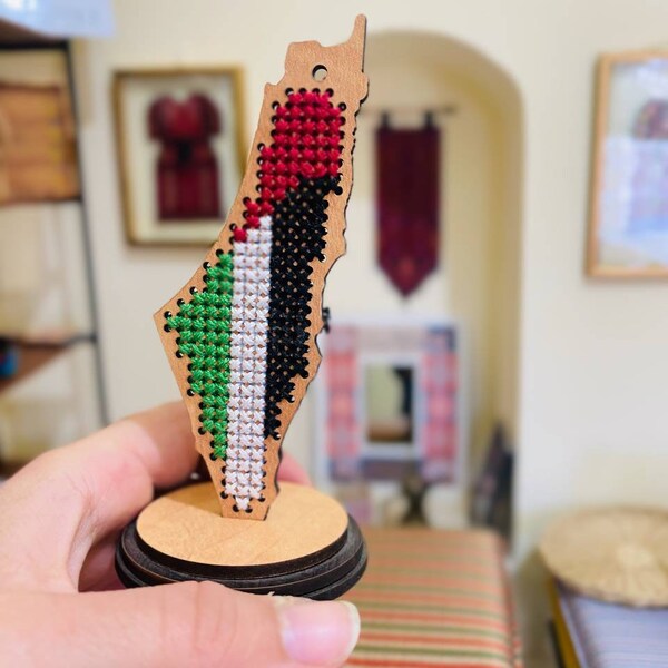 Palestine Map Decoration - Etsy