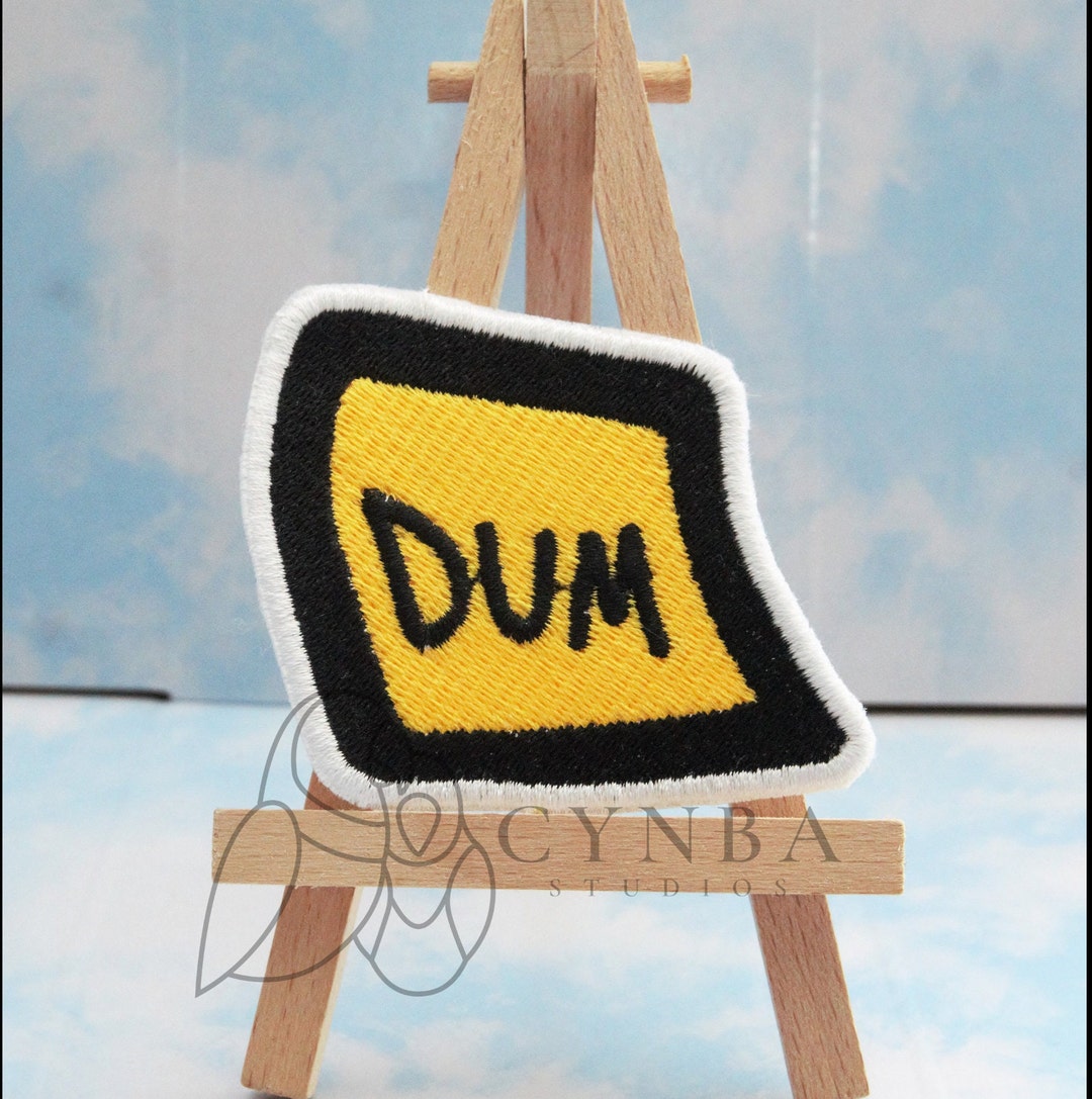 Dum Sticky Note|dum Patch|among Us Iron on Patch| Sus Patch| Customized ...