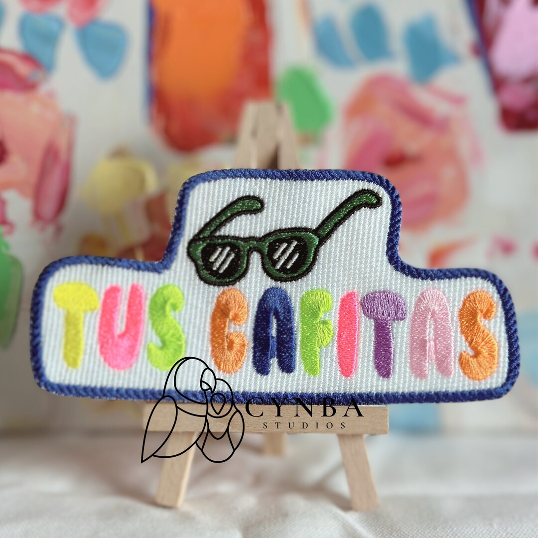 Amor, Tus Gafitas Reggaetón Iron-on Patch| KG A.MOR Embroidered Patch ...