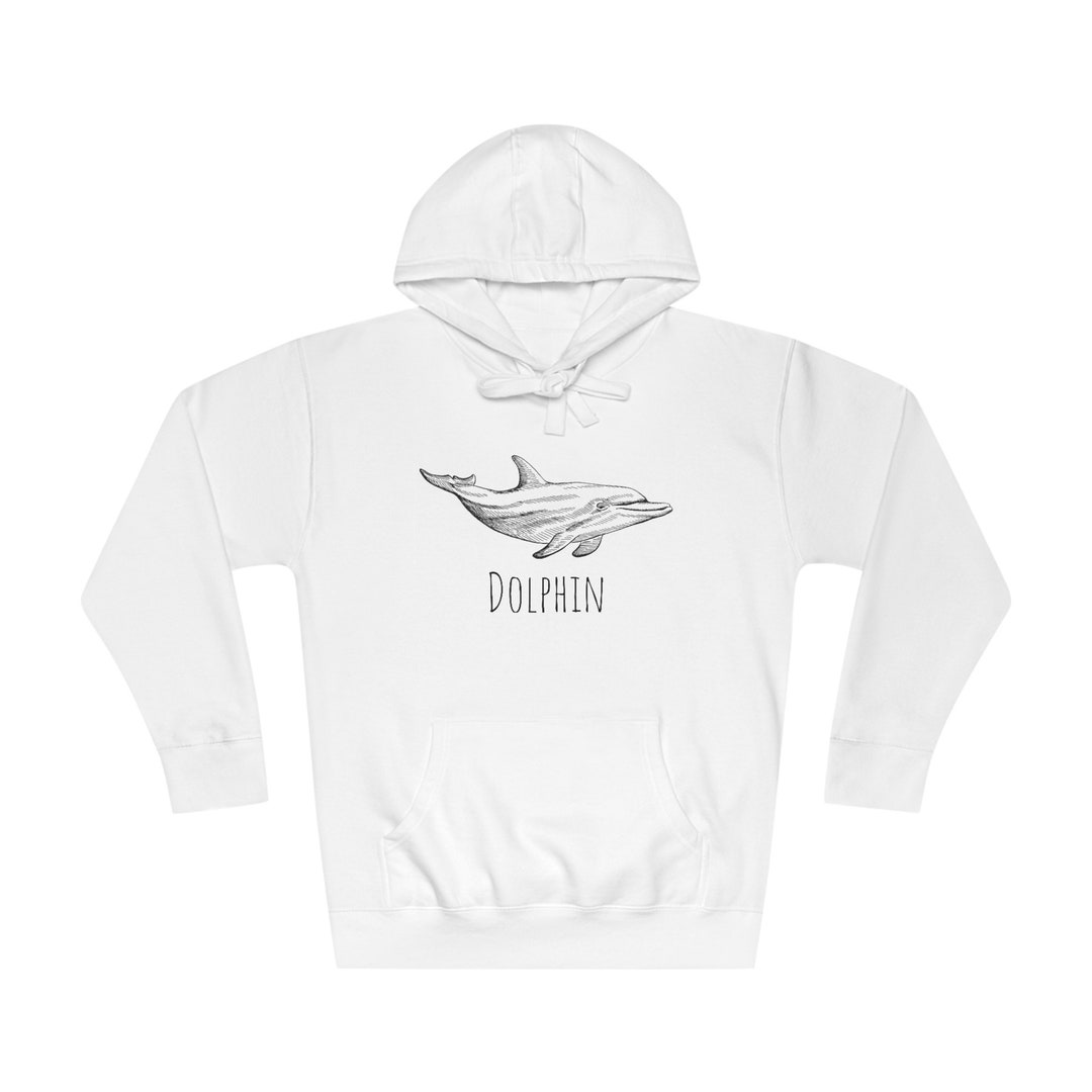Dolphin Fleece Hoodie - Unisex Hoodie - Etsy