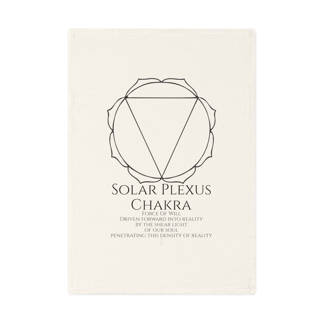 Solar Plexus Chakra 100% Cotton Tea Towel - Chakra Towels Series - Etsy