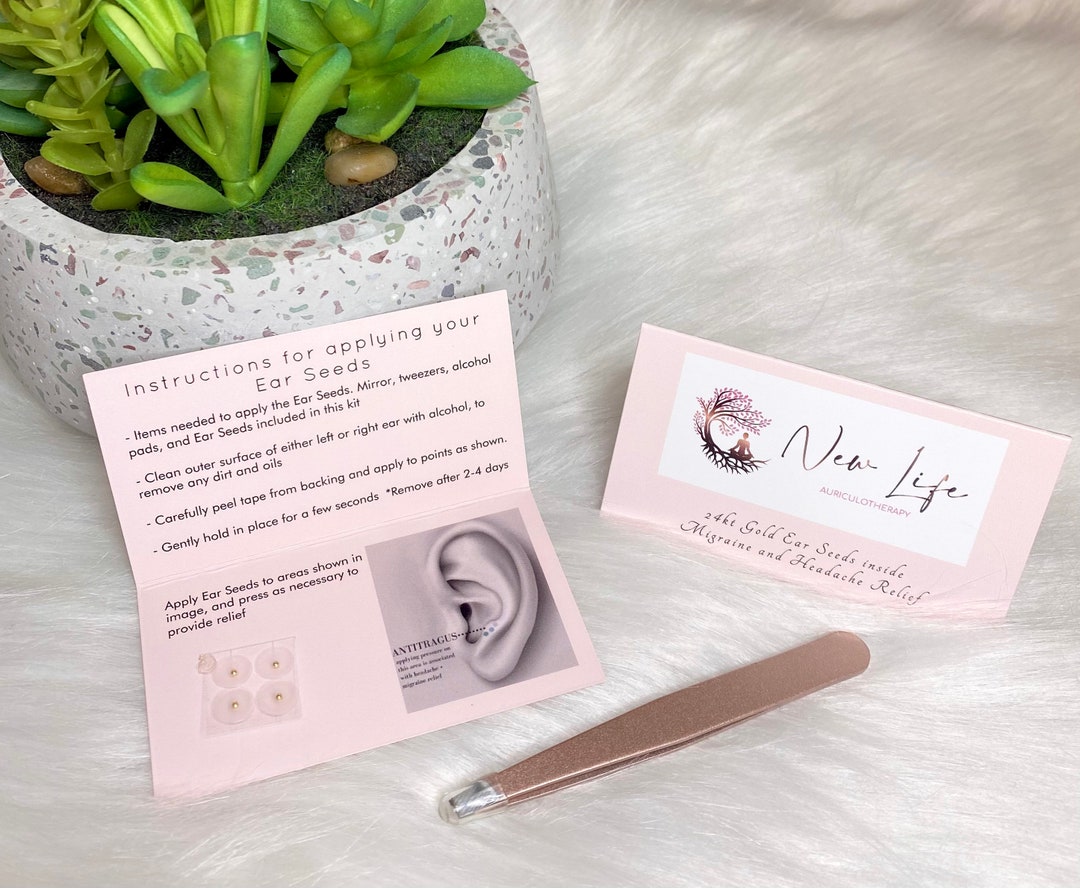 Migraines/headaches Mini Ear Seed Kit - Etsy