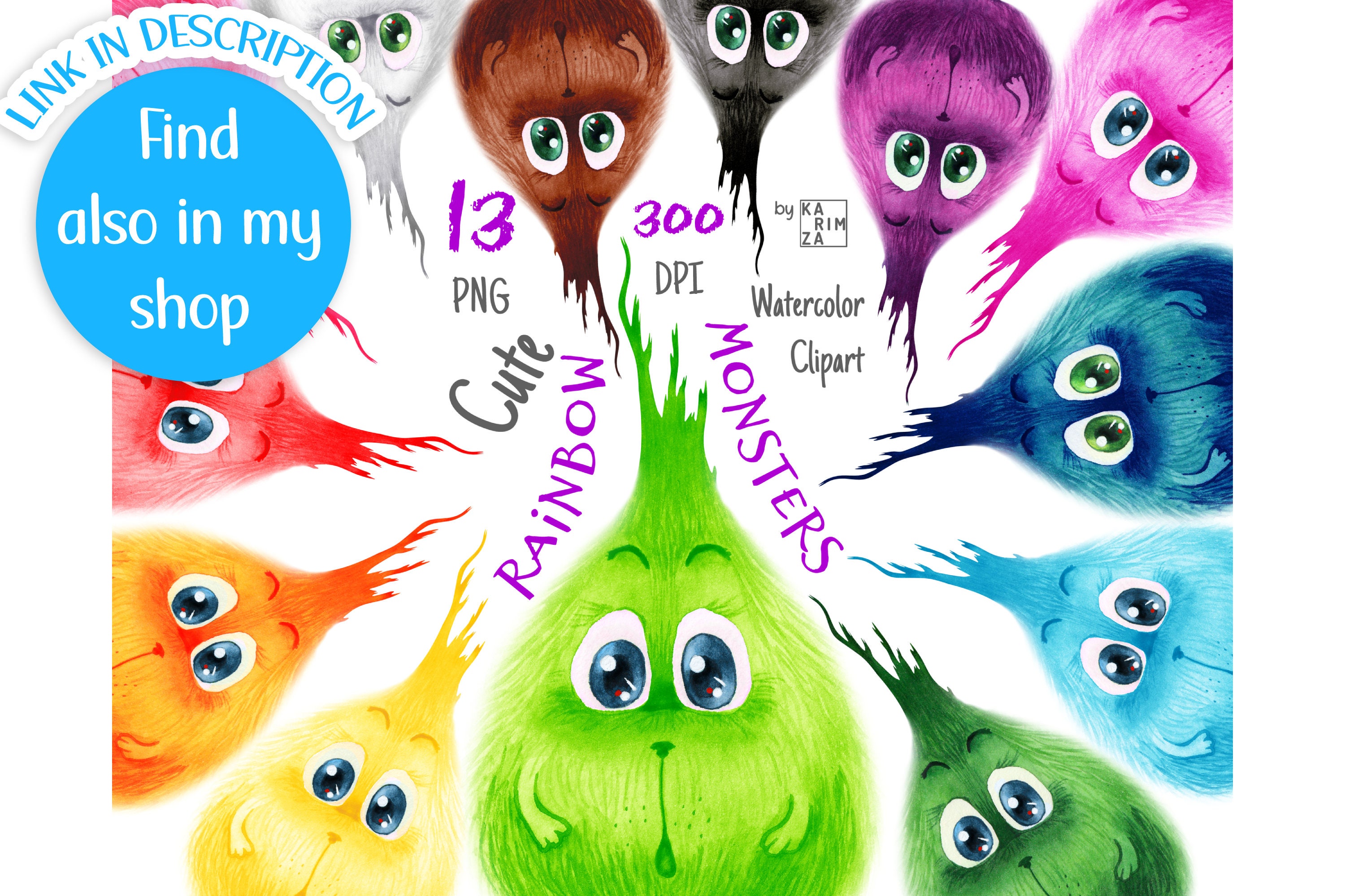 Clipart Commercial Use No Credit Commercial License for Clip - Etsy