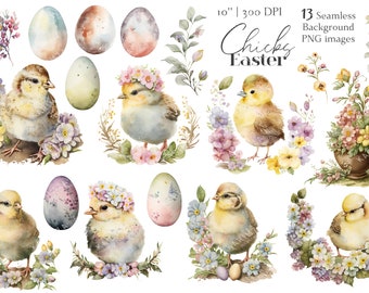 Easter Clipart Commercial Use, Easter Peeps Vector Graphics, Easter ...