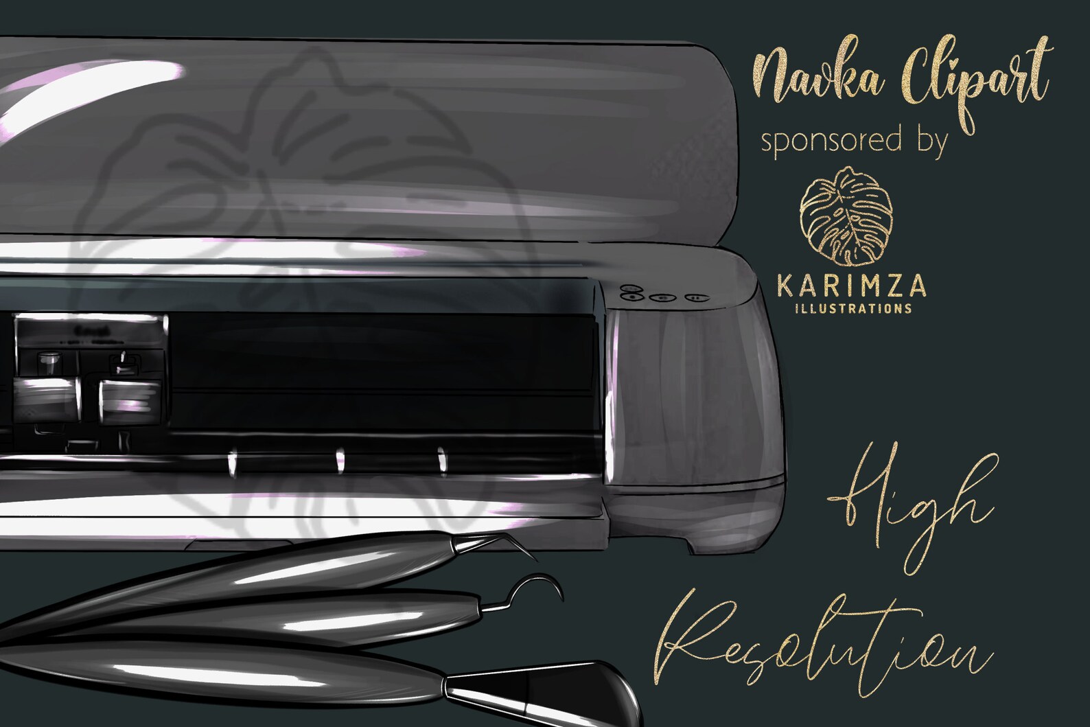 Craft Clipart by Navka, Crafting Png, Cricut Machine PNG for Men BLACK ...