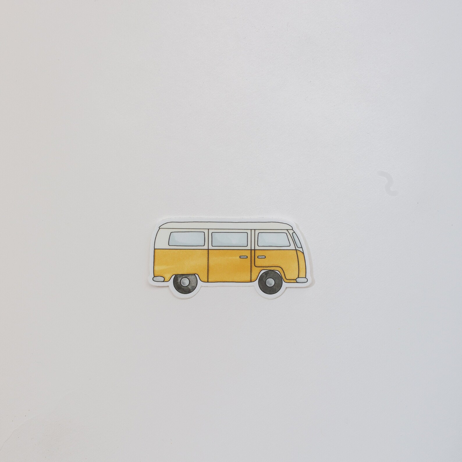The Little Yellow Bus Sticker Hydroflask Sticker Happy Sticker - Etsy