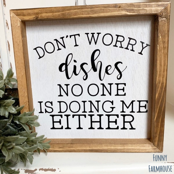 Wash Your Dishes Sign - Etsy