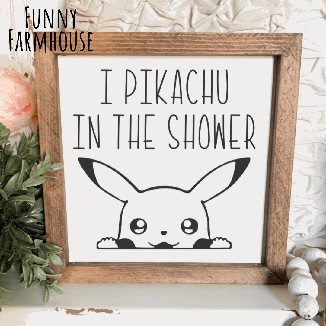 Pikachu In The Shower