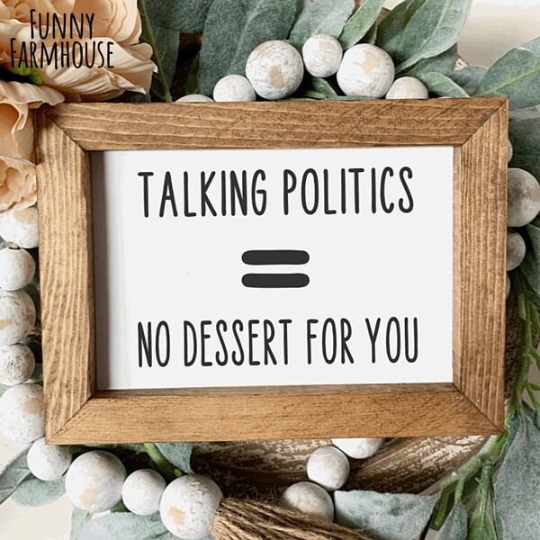 No Politics Signs - Etsy