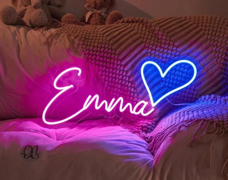 Neon Sign Teenage Girl Gifts Neon Name Sign Nursery Name Sign Room ...