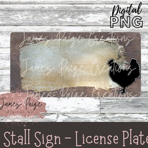 Stall Sign PNG | Chicken Stall Sign Digital | Sublimation | Show ...