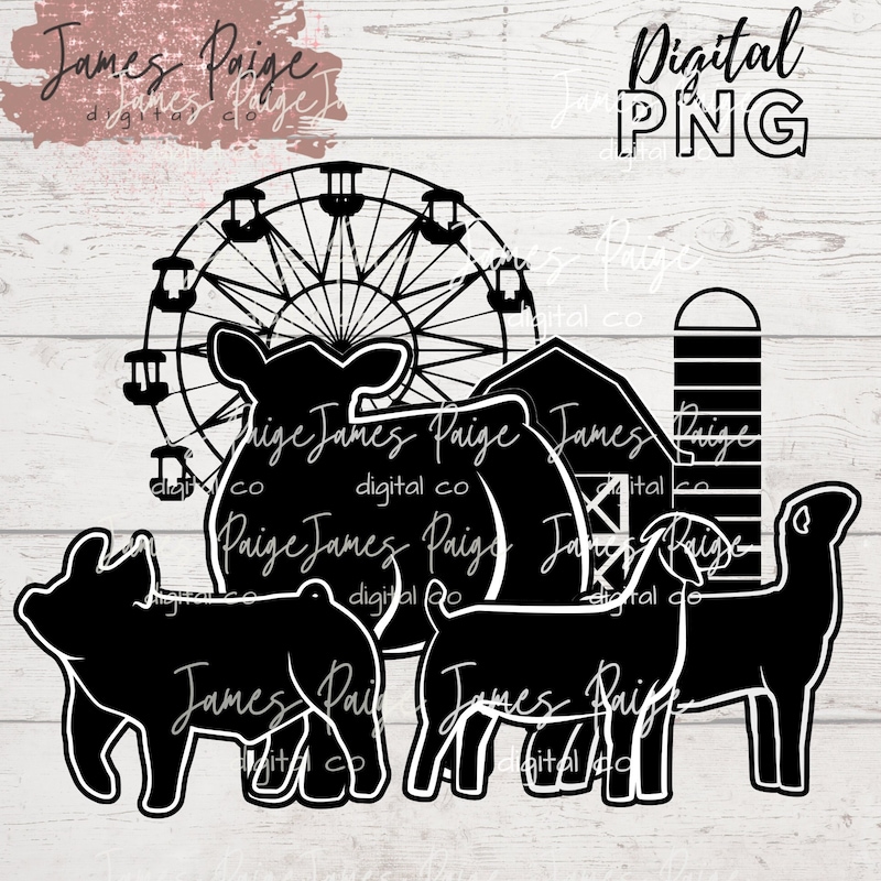 Show Pig Silhouette - Etsy