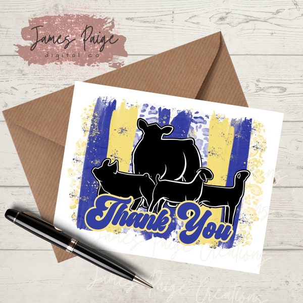 Ffa Thank You Card - Etsy