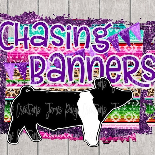 Chasing Banners STEER Digital File Sublimation Show Steer - Etsy