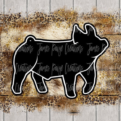Show PIG Digital File for Sublimation Show Pig Design Pig | Etsy