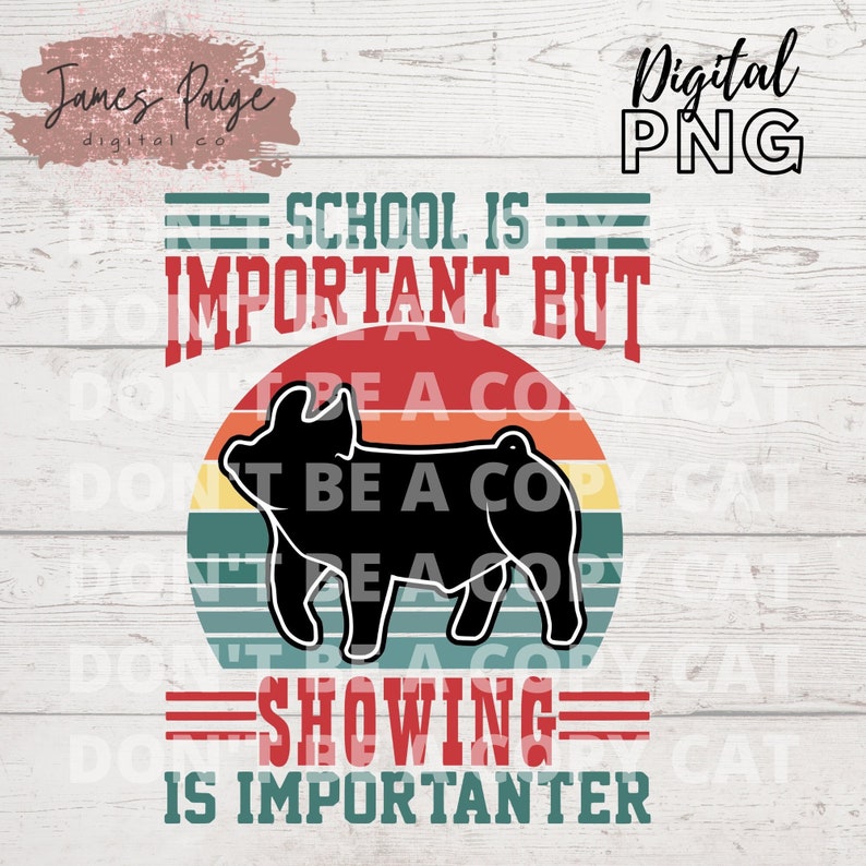 SCHOOL is IMPORTANT | Showing is Importanter Digital File | Sublimation ...