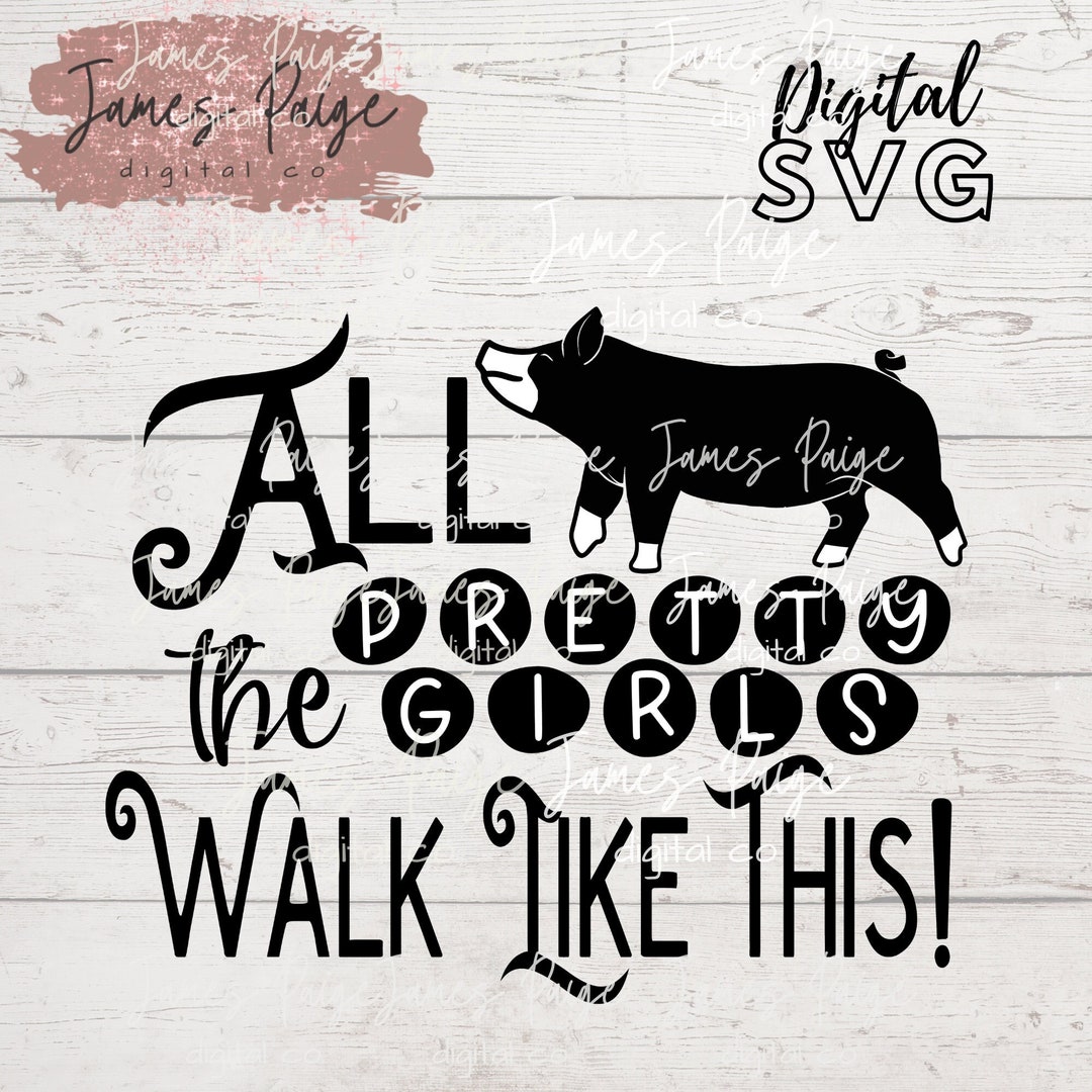 Show Pig SVG| PIG Digital File for Sublimation | Stock Show Shirt ...