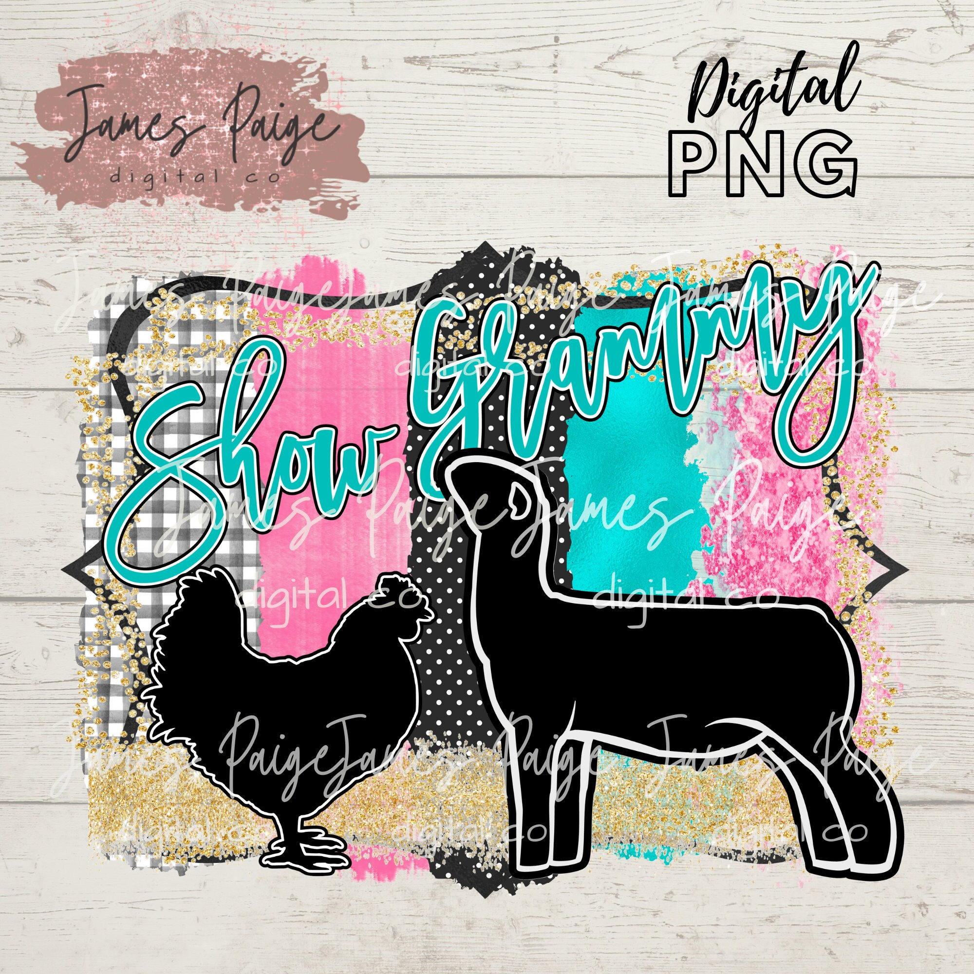 Stock Show | Lamb and Chicken Digital PNG | Sublimation | Stock Show ...