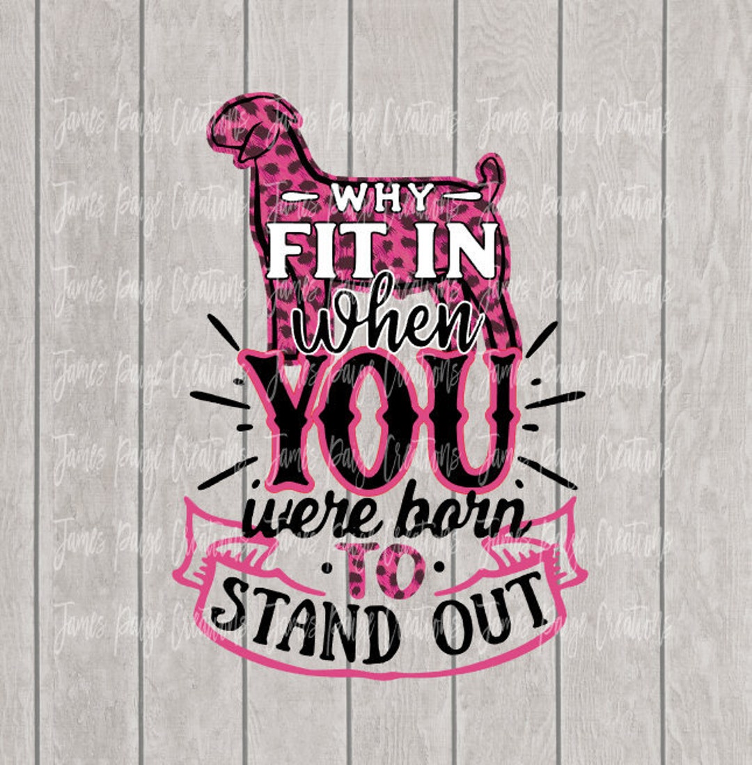 Show GOAT Digital File for Sublimation | Show Goat Design | Goat ...