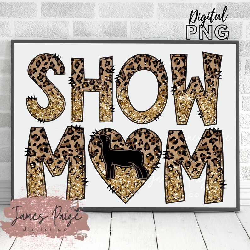 Show Show Mom | Show Lamb | Sublimation | Stock Show T-shirt Design ...