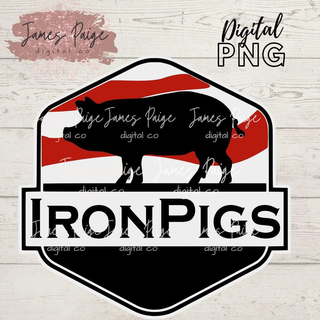Custom Logo PNG and PDF Personalized Logo Ironpigs Custom - Etsy