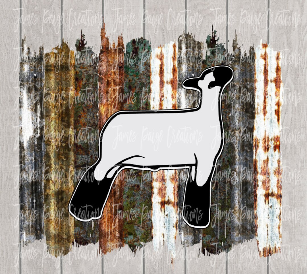 LAMB Digital File | Sublimation | Show Lamb Design | Lamb Transfer | 4H ...