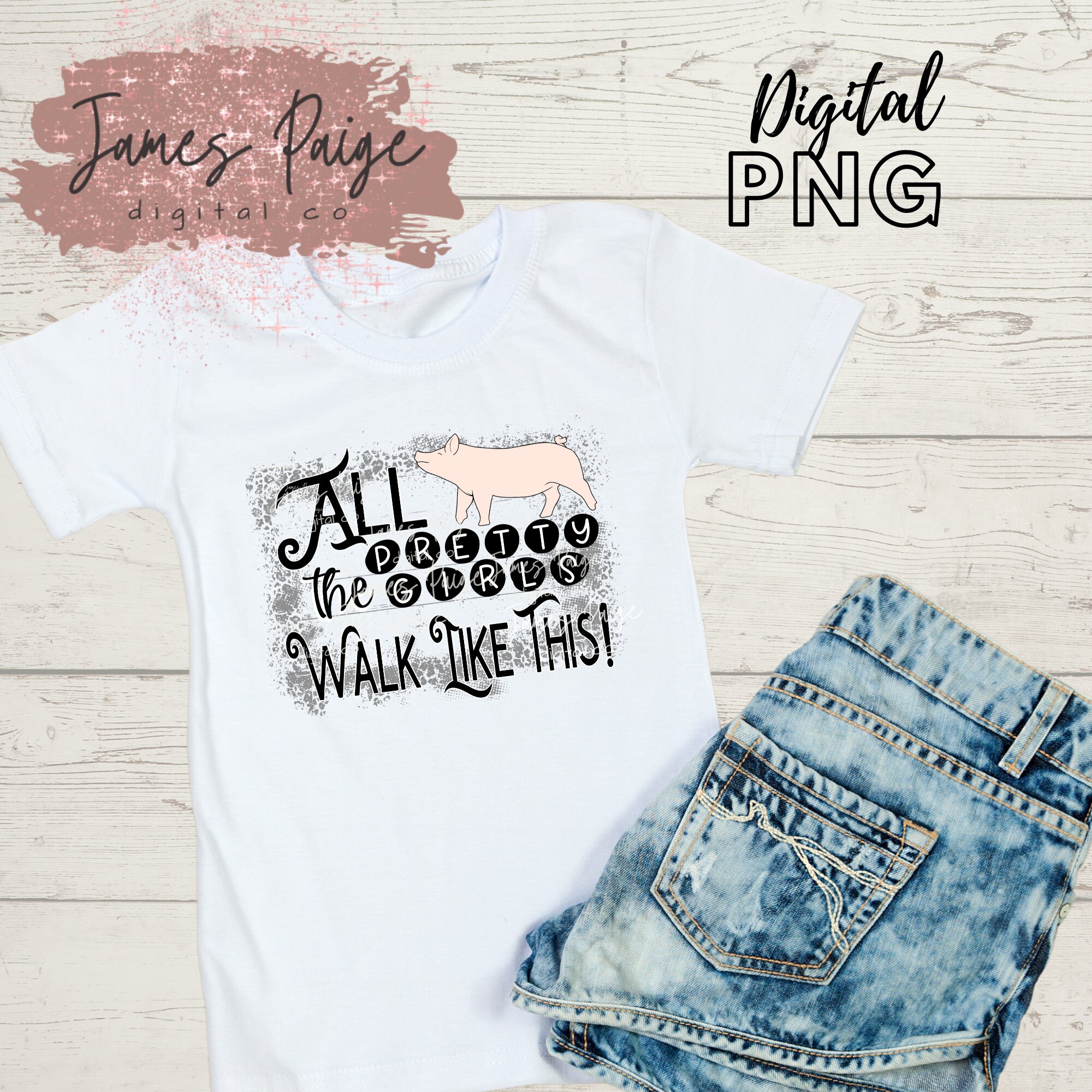 Show Pig PNG | PIG Digital File | Sublimation | York Pig | Stock Show ...