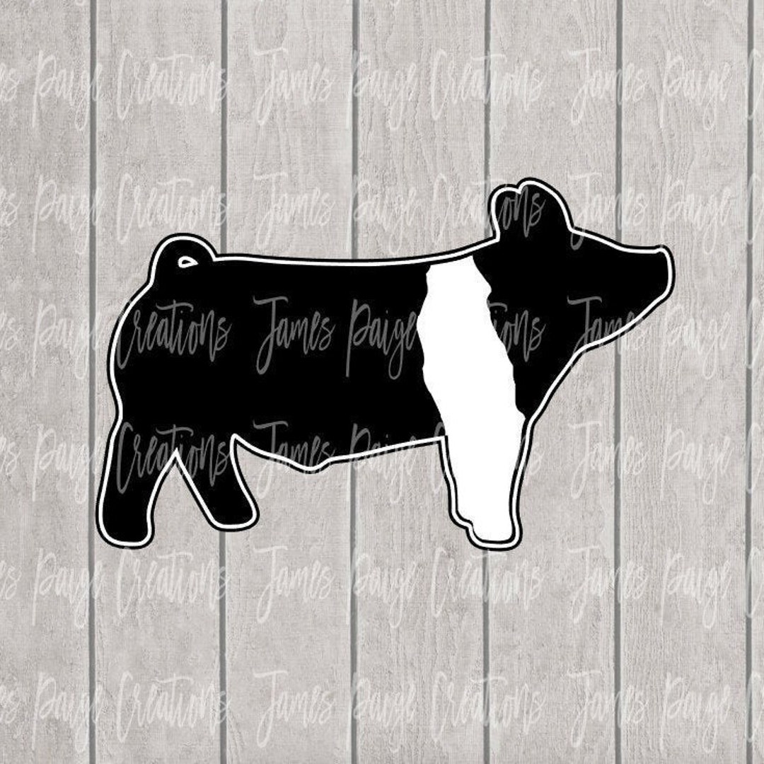 PIG Digital File | Sublimation | Show Pig Design | Pig Transfer | 4H ...