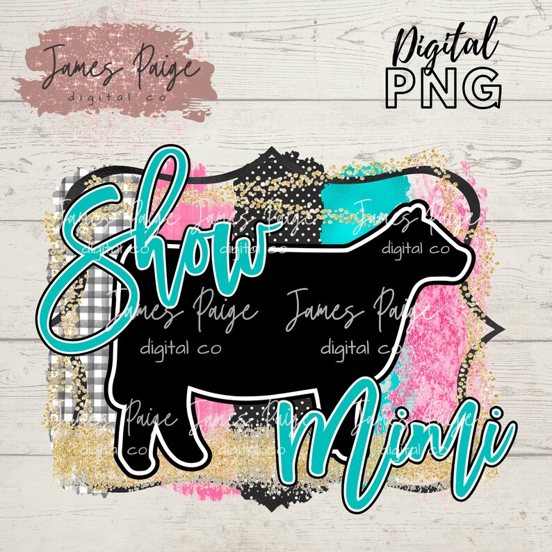 SHOW MIMI Heifer Png Sublimation Show Heifer Design - Etsy