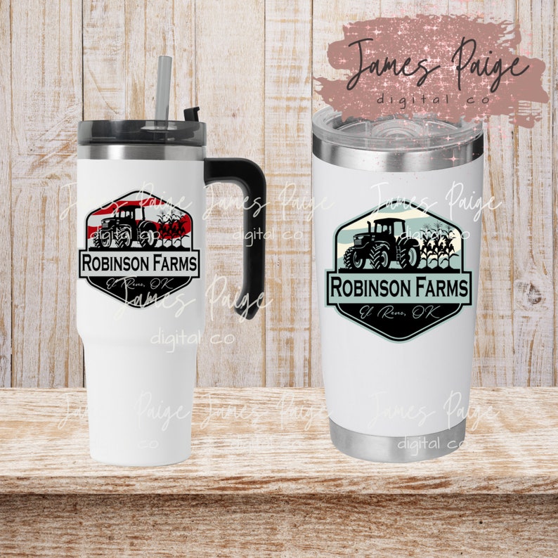 Custom Farm Logo PNG Personalized Farm File TRACTOR - Etsy