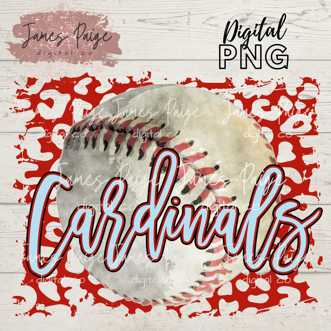 Cardinals Baseball PNG File | Sublimation | Baseball Mascot PNG ...