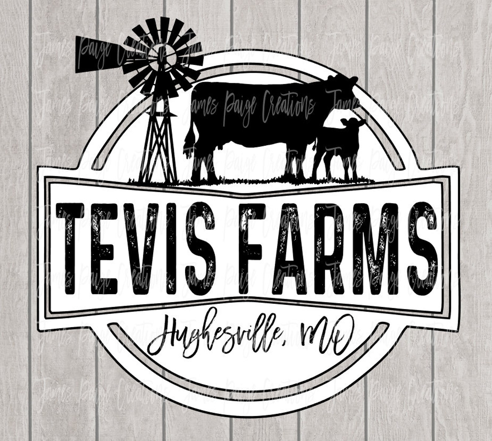 Custom Farm Logo PNG Personalized Farm File Sublimation | Etsy