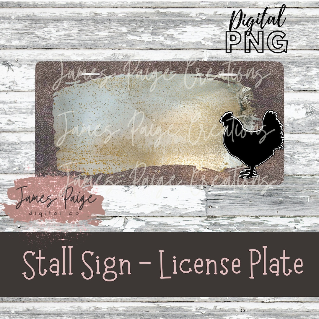 Stall Sign PNG | Chicken Stall Sign Digital | Sublimation | Show ...