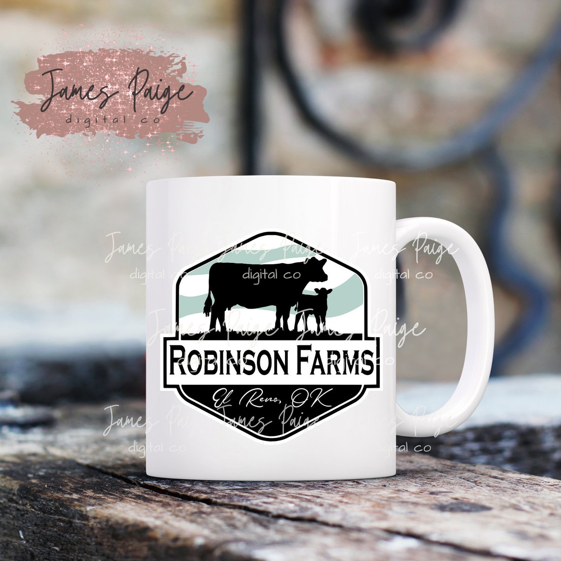 Custom Farm Logo PNG Personalized Farm File Cattle Logo - Etsy
