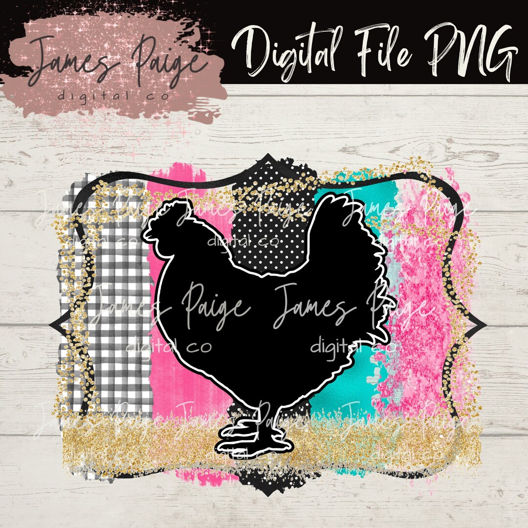 Show CHICKEN Digital File | PNG File Chicken | Show Chicken Design | 4H ...